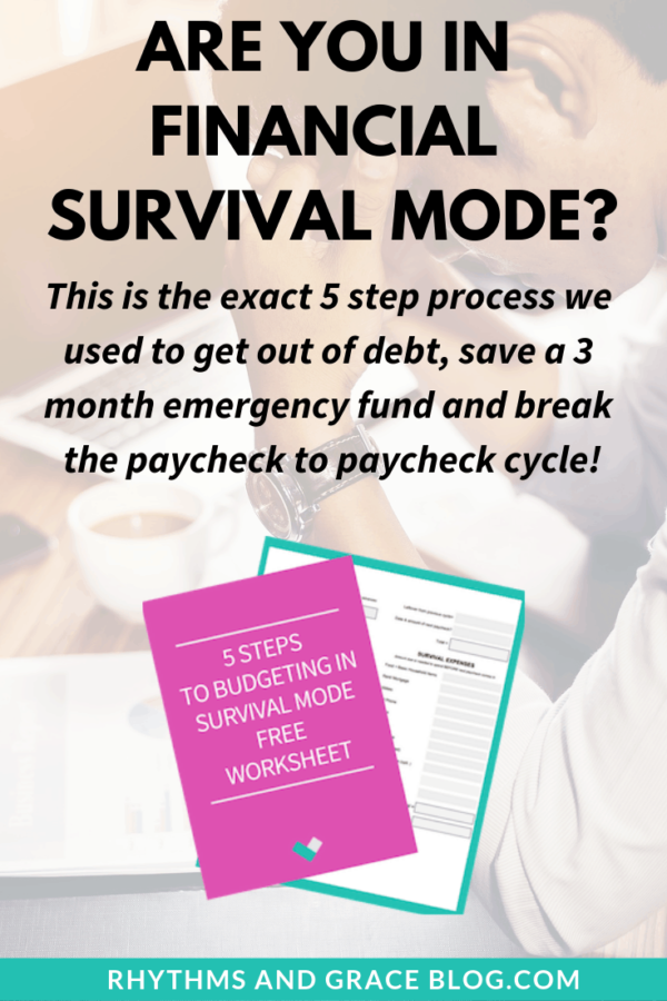 Budgeting In Survival Mode | Simple Steps to Change Your Money