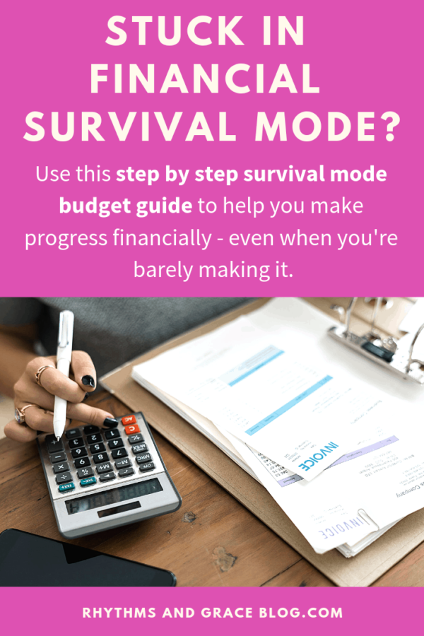 Budgeting In Survival Mode | Simple Steps to Change Your Money