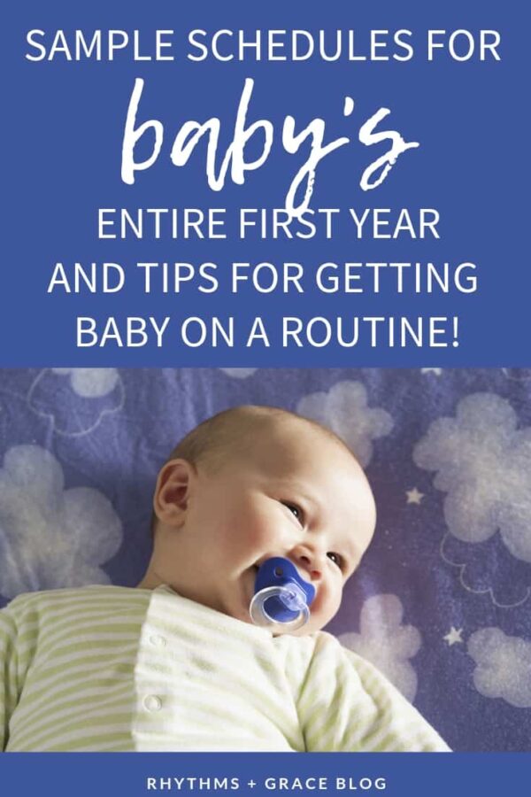 How to Get Baby On a Schedule... ASAP!