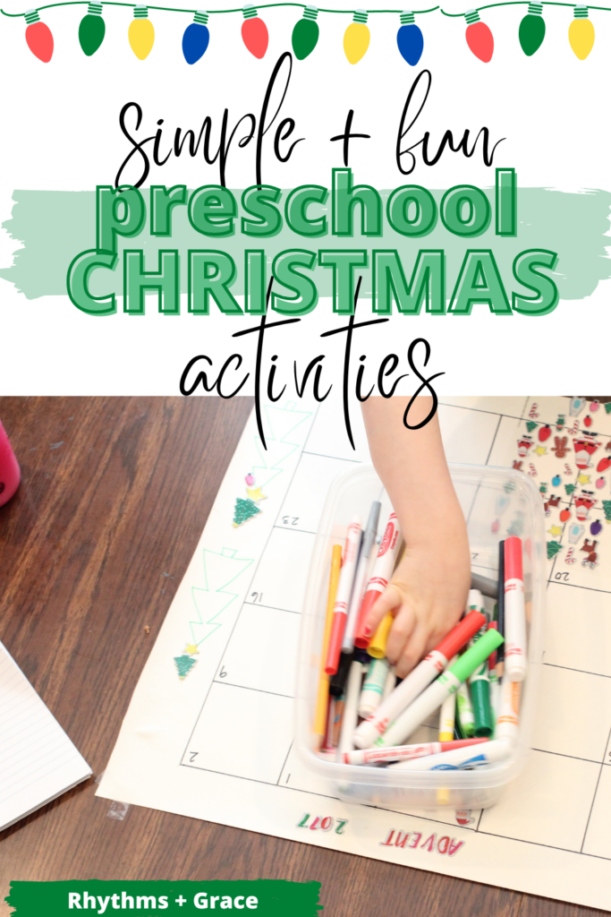 Simple & Fun Preschool Advent Activities for a Meaningful Christmas ...