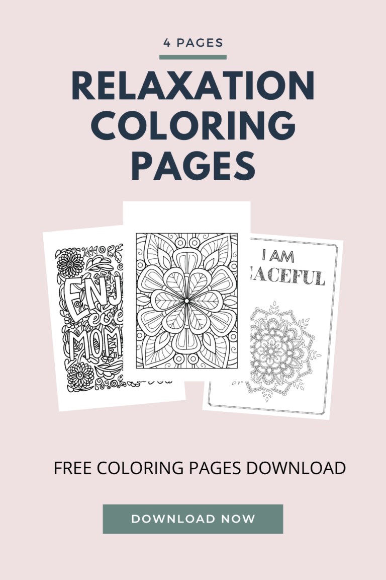 Printable Adult Coloring Pages for Relaxing [PDF] - Rhythms + Grace