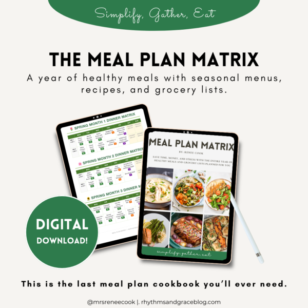 The Meal Plan Matrix: A Revolutionary Way to Meal Plan